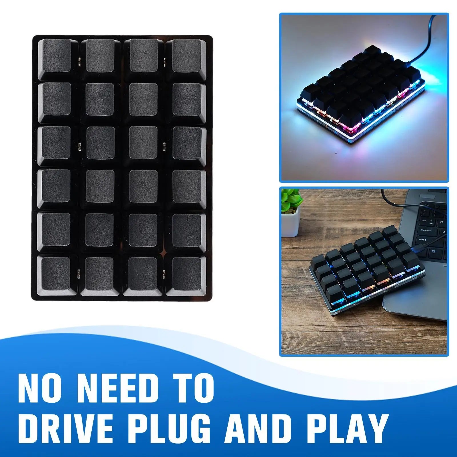 Compact 24-Key Mechanical Programmable Gaming Keyboard – Mjg Store