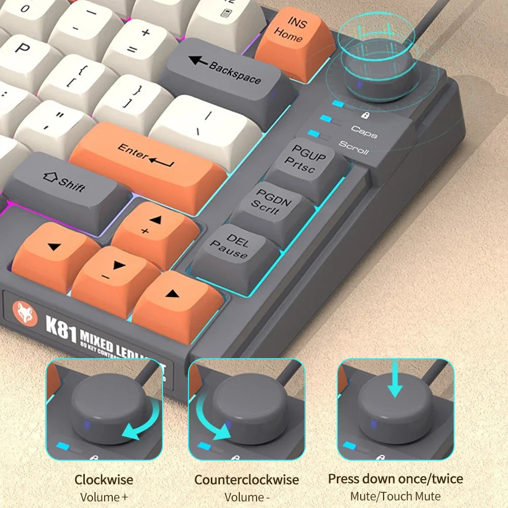 Optimized 81-Key Rgb Mechanical Gaming Keyboard – Mjg Store