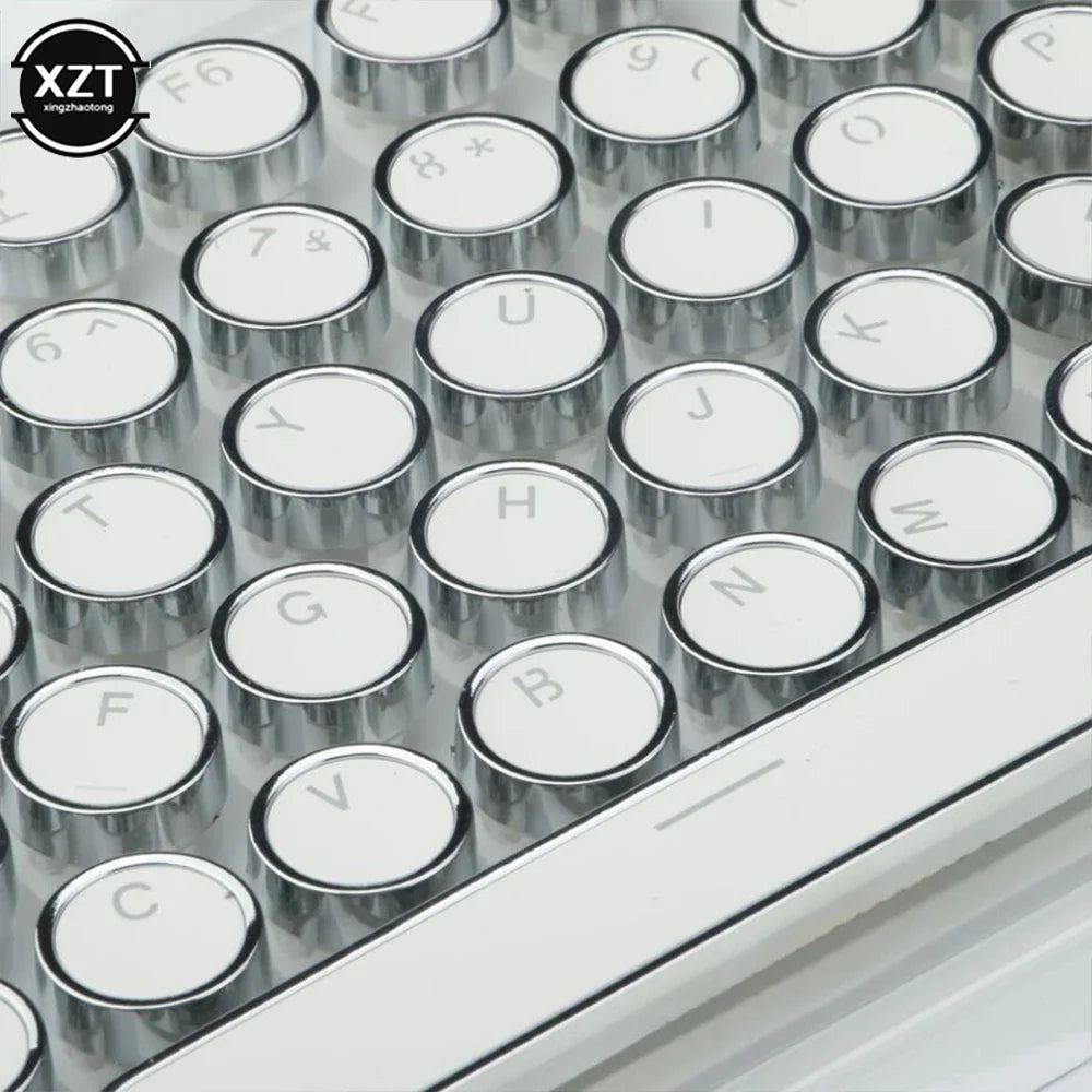 104 Universal Backlit Round Keycaps For Mechanical Keyboards – Mjg Store