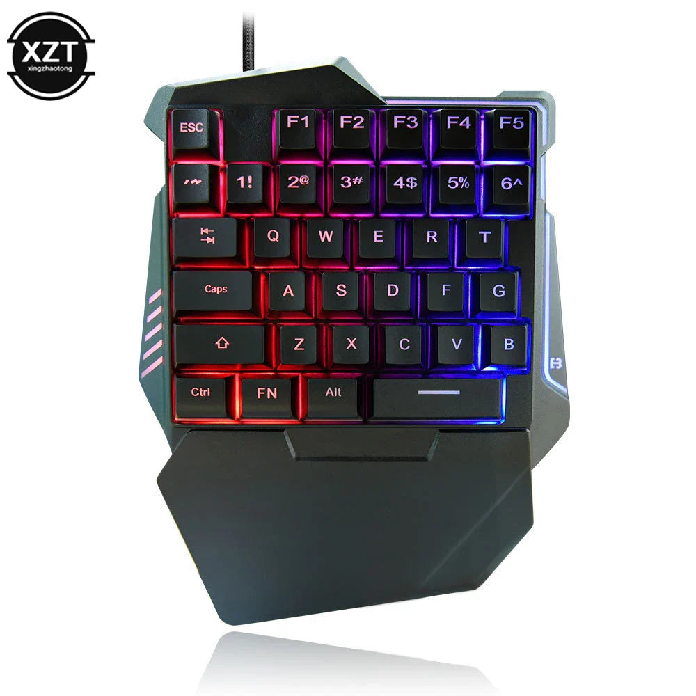 Optimized Ergonomic One-Handed Gaming Mechanical Usb Keyboard – Mjg Store